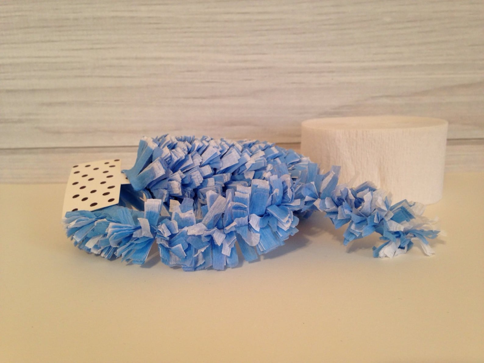 Free Shipping Paper Festooning Crepe Paper Garland Banner Blue - Etsy