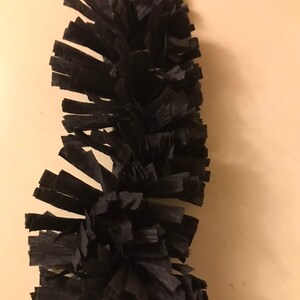Free Shipping Handmade Crepe Paper Festooning Black DIY Party ...