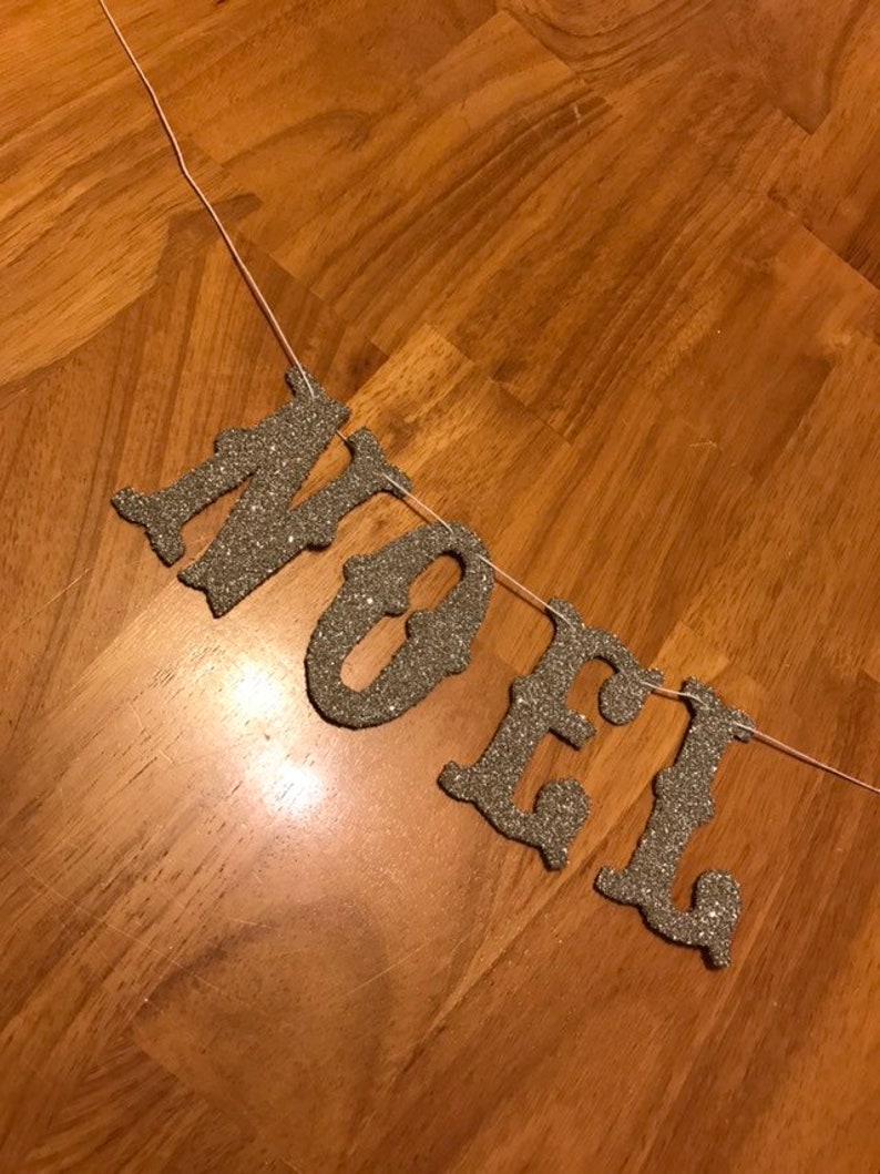 Noel Banner Garland Christmas Handmade Decoration Handmade - Etsy