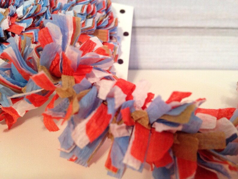 Free Shipping Paper Festooning Crepe Paper 4th of July - Etsy