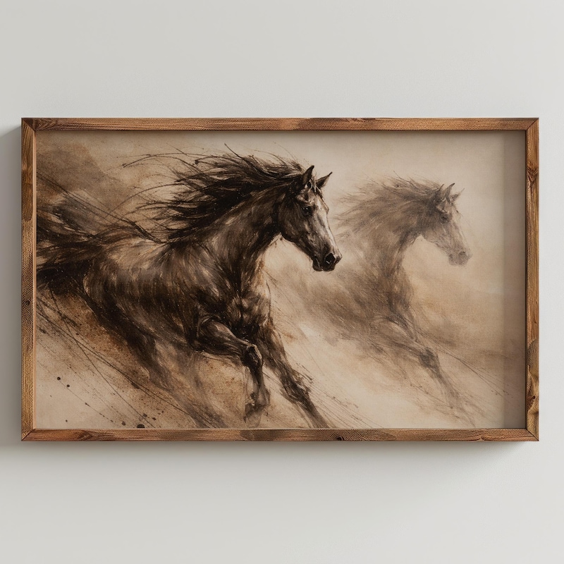 Running Art Abstract - Etsy