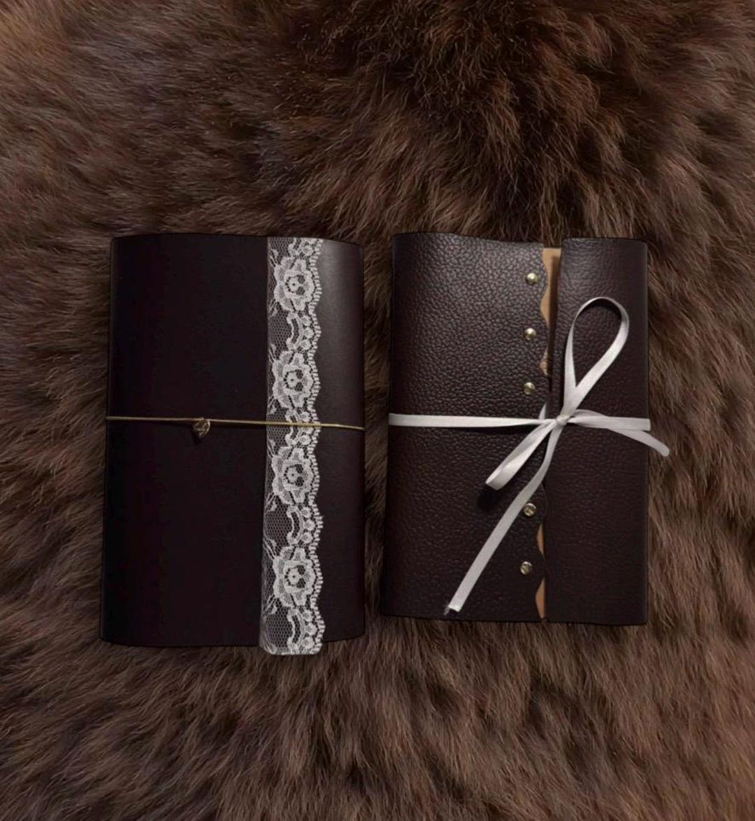 A5 Leather Journal Cover | Handmade French Style Notebook | Vintage ...