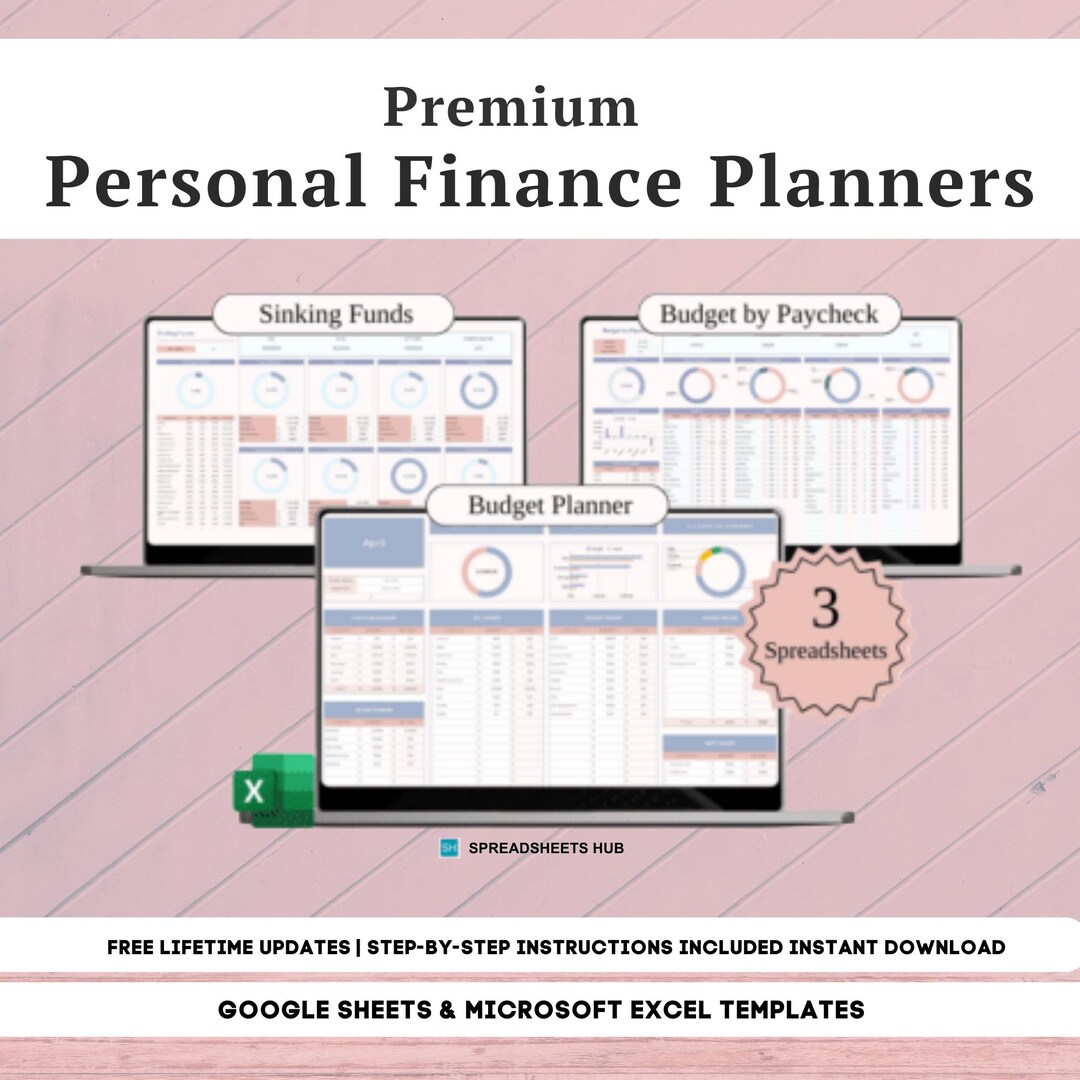Editable Personal Finance Planners for Business - Instant Download ...