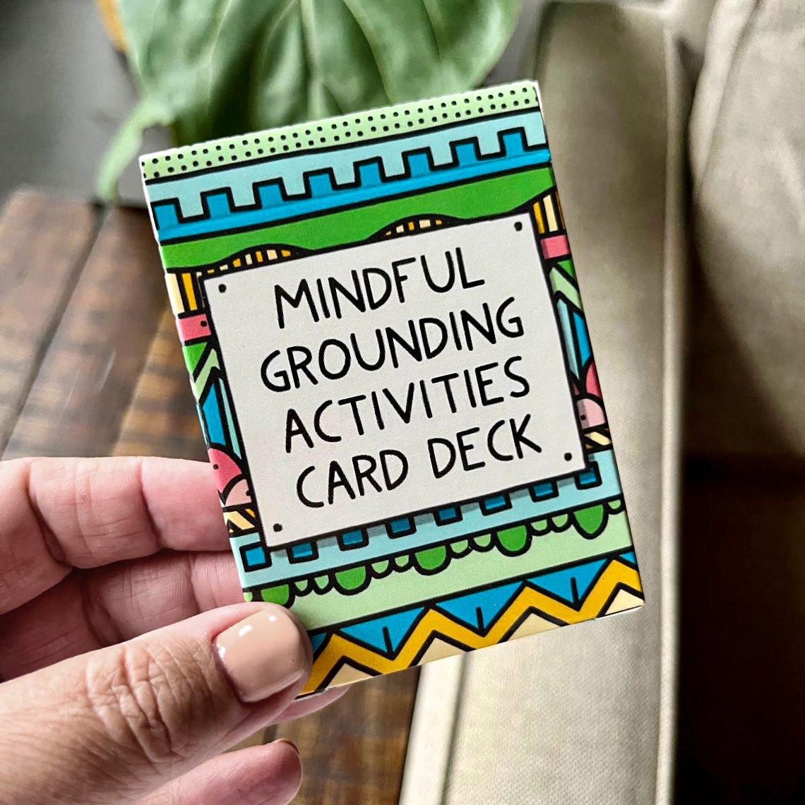 Trauma Sensitive Mindful Grounding Card Deck | Therapist Created ...