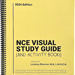 NCE Visual Study Guide & Activity Book: Test Prep for National ...