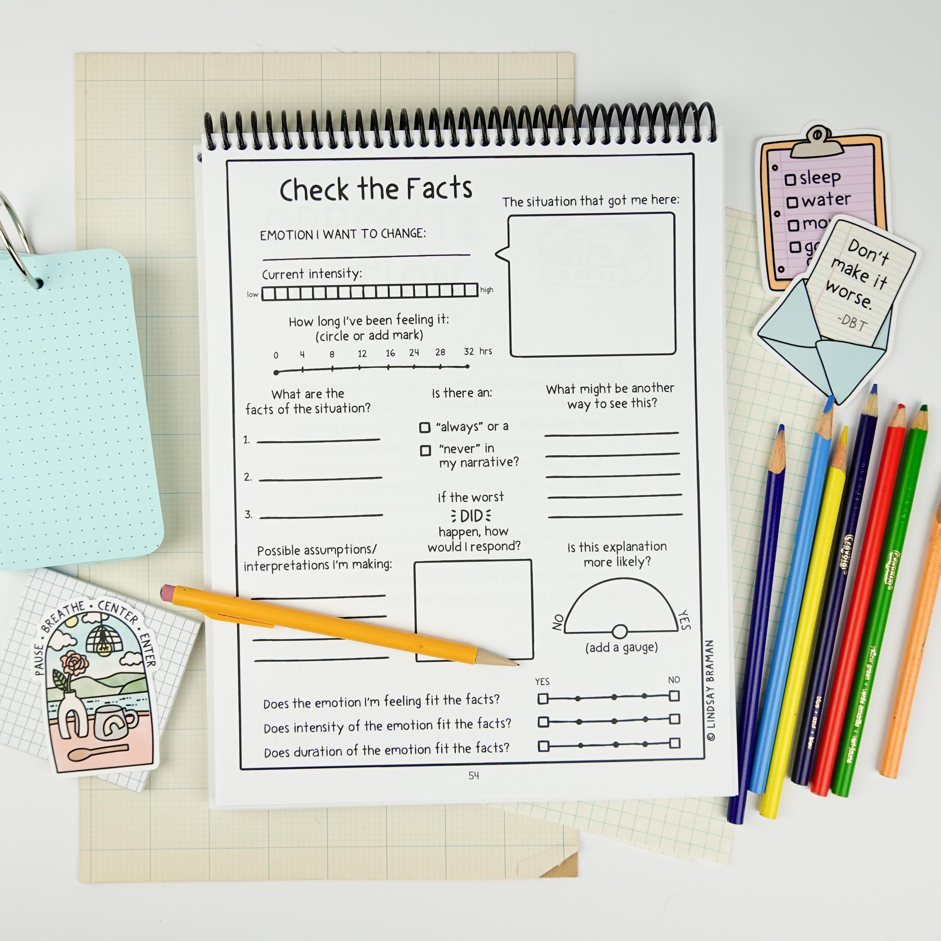 DBT Activity Book | A Visual Guide to DBT for Playful, Neurodiverse ...