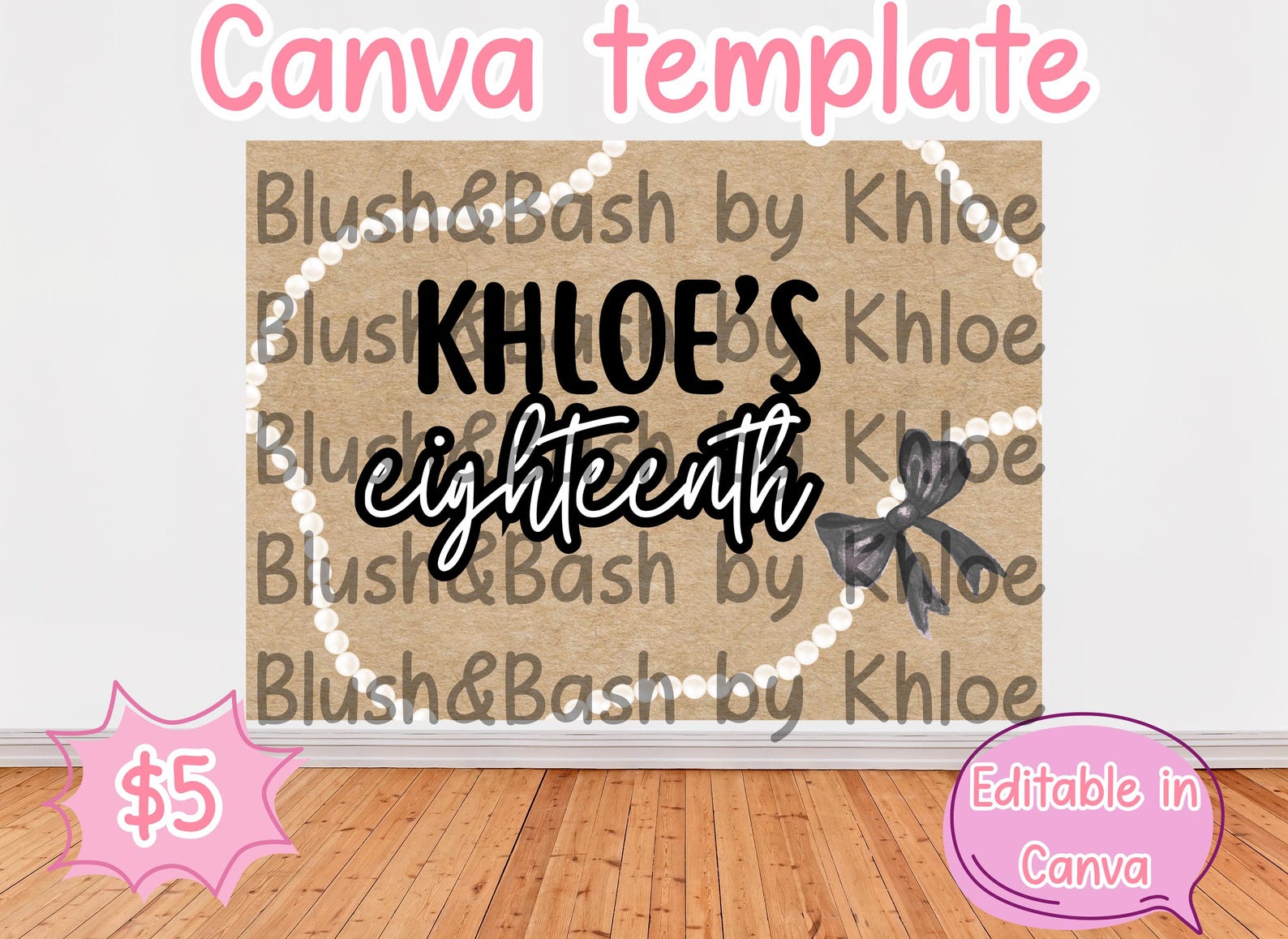 Canva Banner Template|edit in Canva| - Etsy