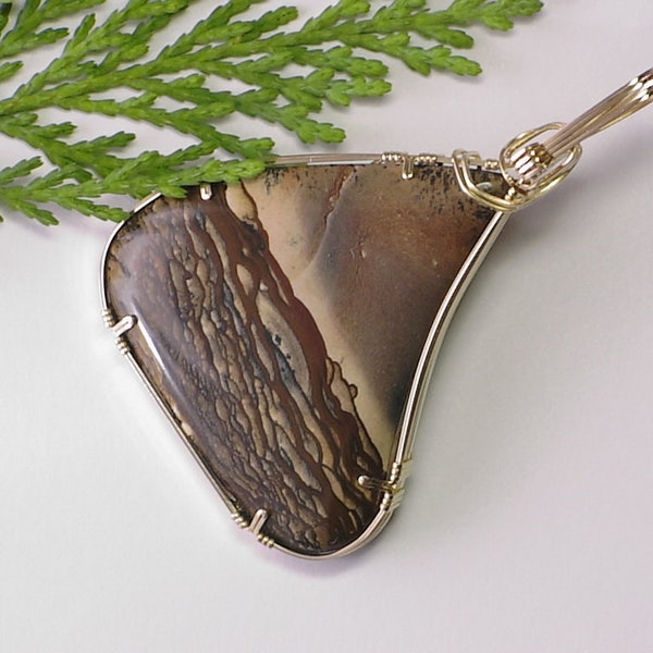 Biggs Jasper Pendant - Etsy