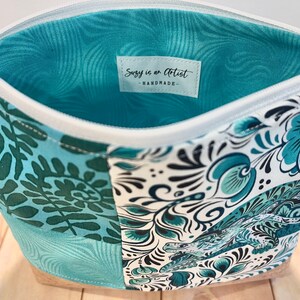 Turtle Zipper Pouch, Tula Pink Fabric, Turtle Pouch, Turtle Lover Gift ...