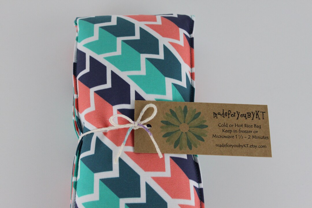 Neck & Shoulder Rice Bag - 4.5 X 20 Inches, Hot or Cold Therapy Pack ...
