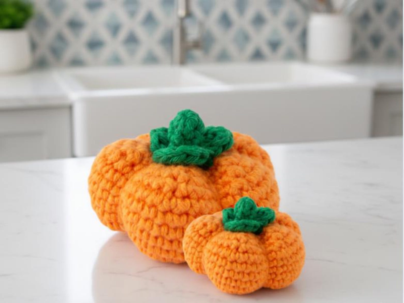 Crochet Pumpkin Pattern PDF, Amigurumi Pumpkin Tutorial, Fall Decor Crochet Pattern, Rustic ...