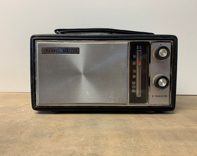 Vintage Channel Master AM/BC Portable Transistor Radio - Etsy
