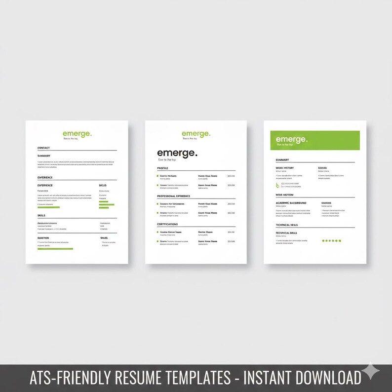 Ats-friendly Resume Template | Professional Canva Resume for Corporate ...