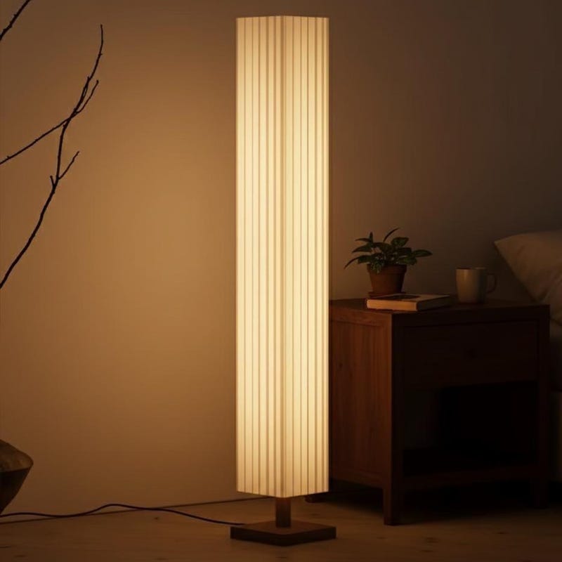 Table Lamp Japandi Linen - Etsy