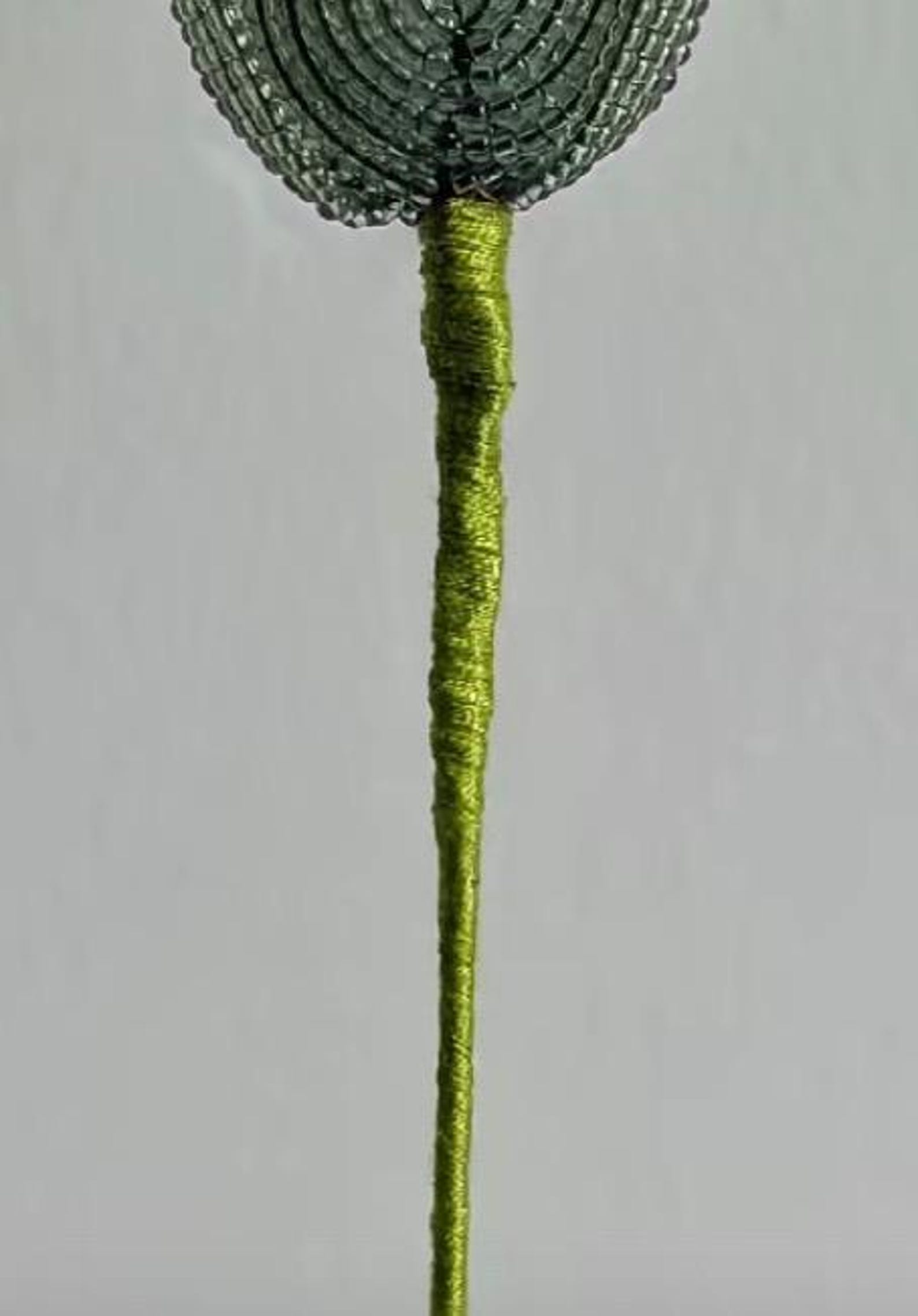 French Beaded Singular Flower, Handcrafted Flower Stem - Etsy