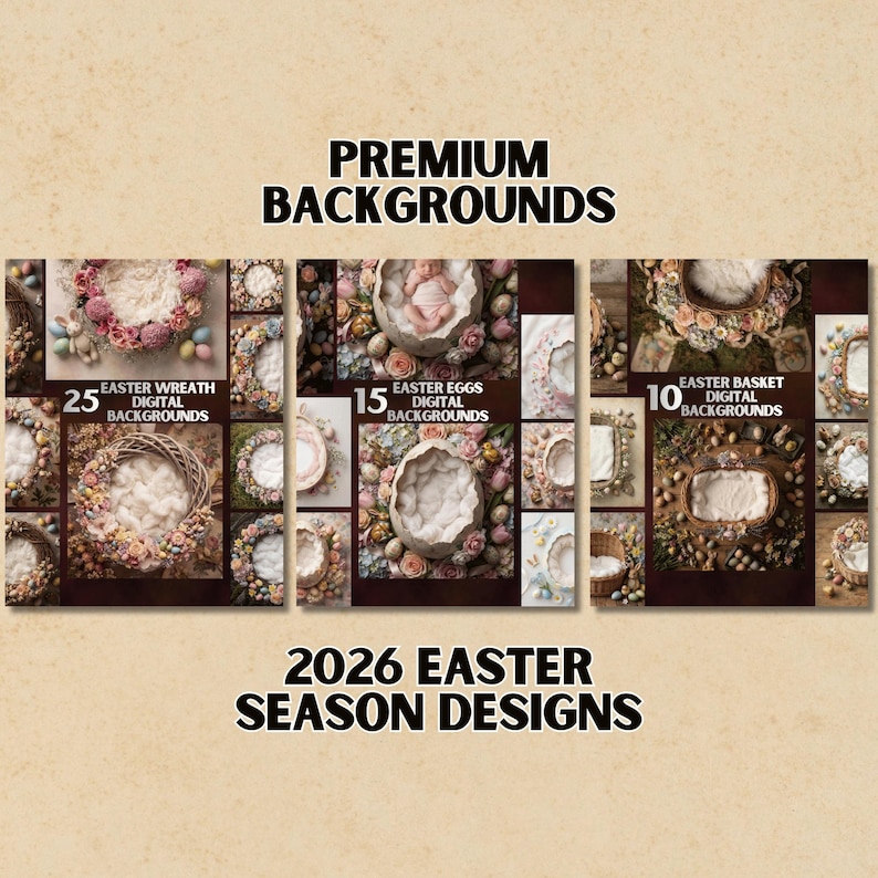 Ultimate Easter Bundle 2026 I PNG JPG SVG I Pysanky Eggs, Bunnies ...