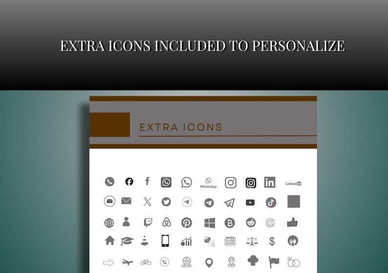 RESSUME MODERN Easy Editable Canva and Word, Resume Template With 1 and ...