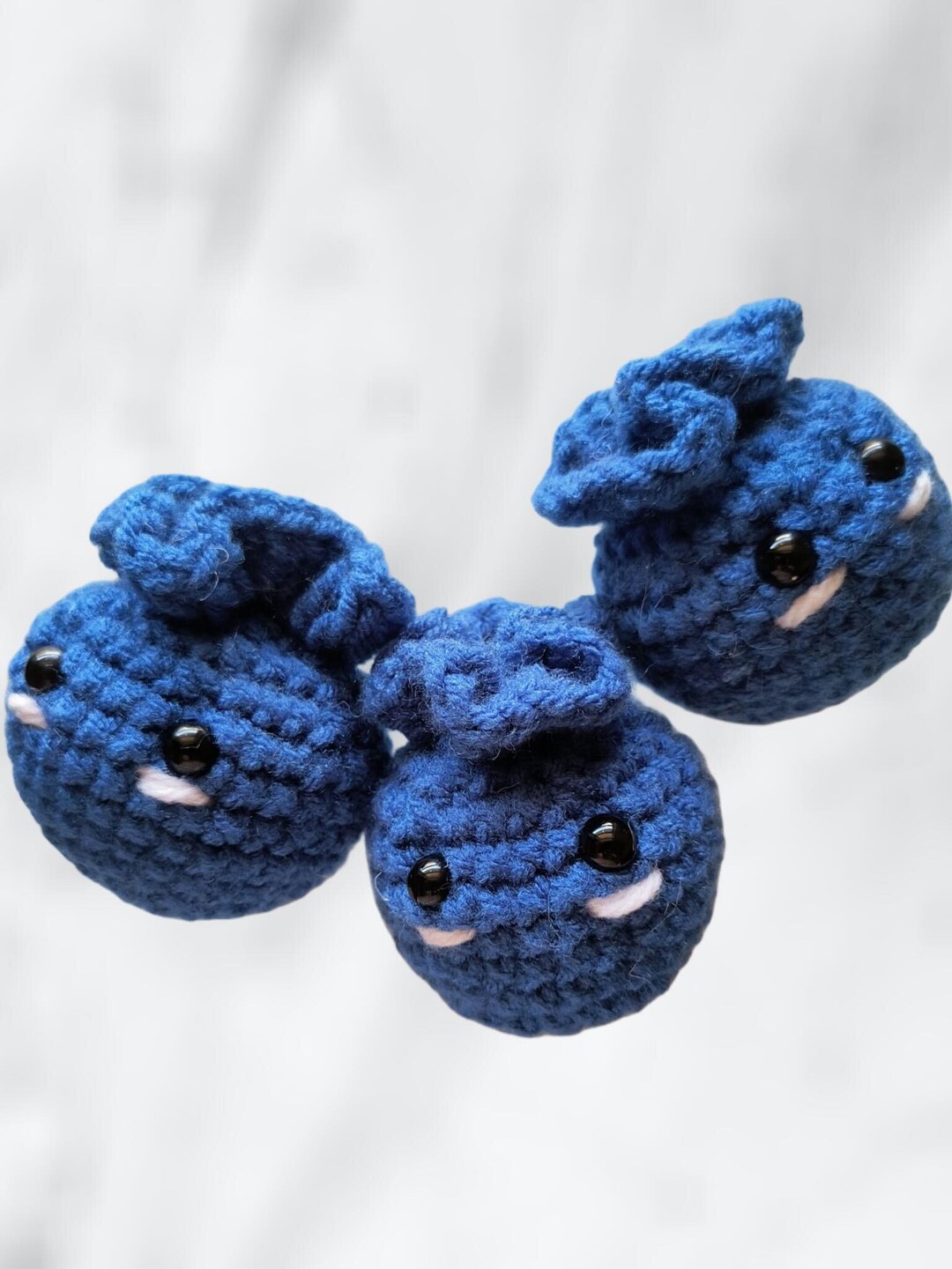 Blueberry Crochet Plushies | Amigurumi | Handmade| Cute Blueberry ...