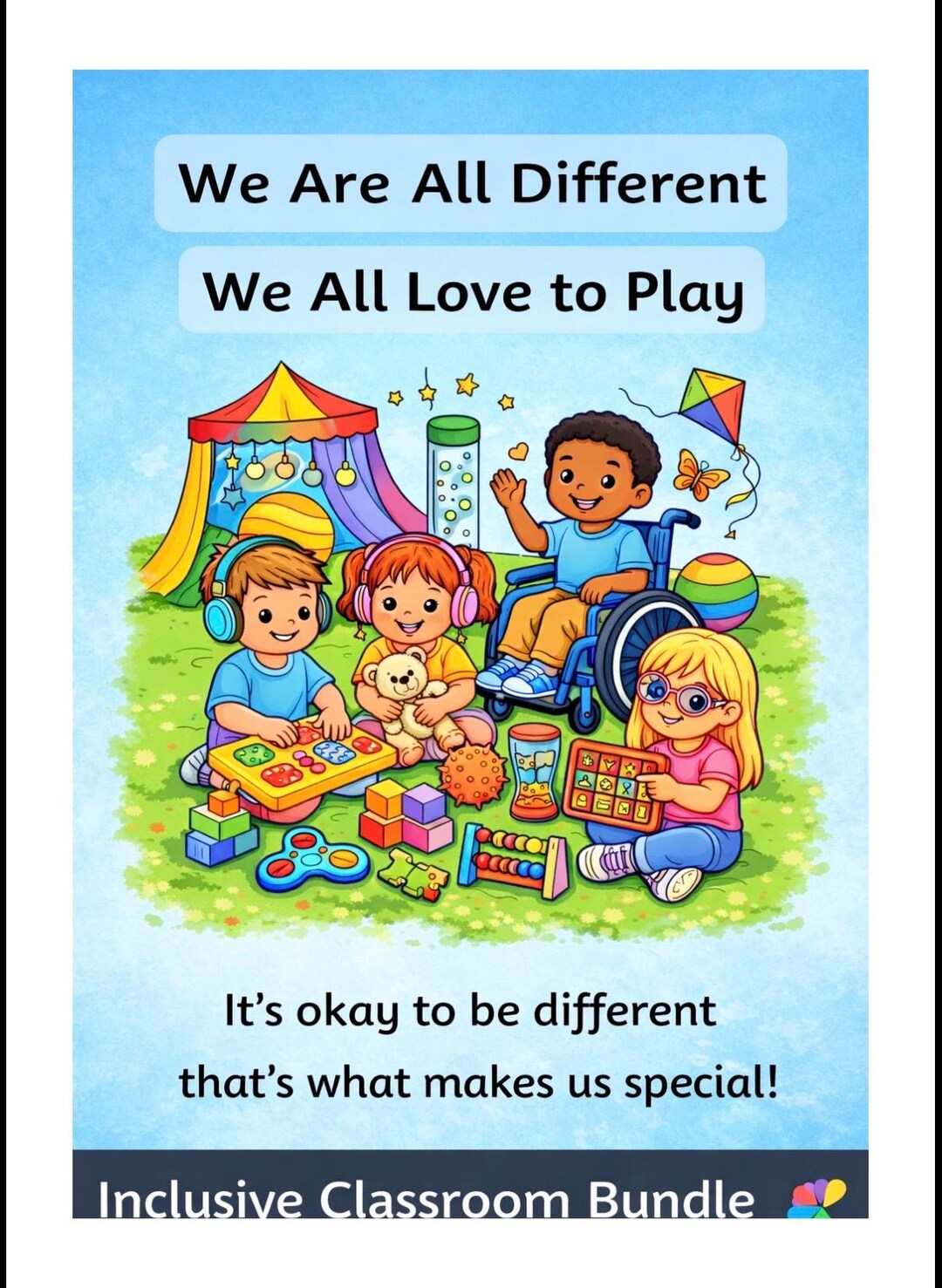 Inclusive Classroom Bundle SEND Colouring Page and Posters Diversity ...