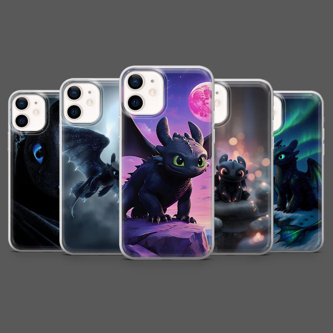 Toothless Phone Case HTTYD Night Fury Cover for iPhone 17pro, 16, 15 ...
