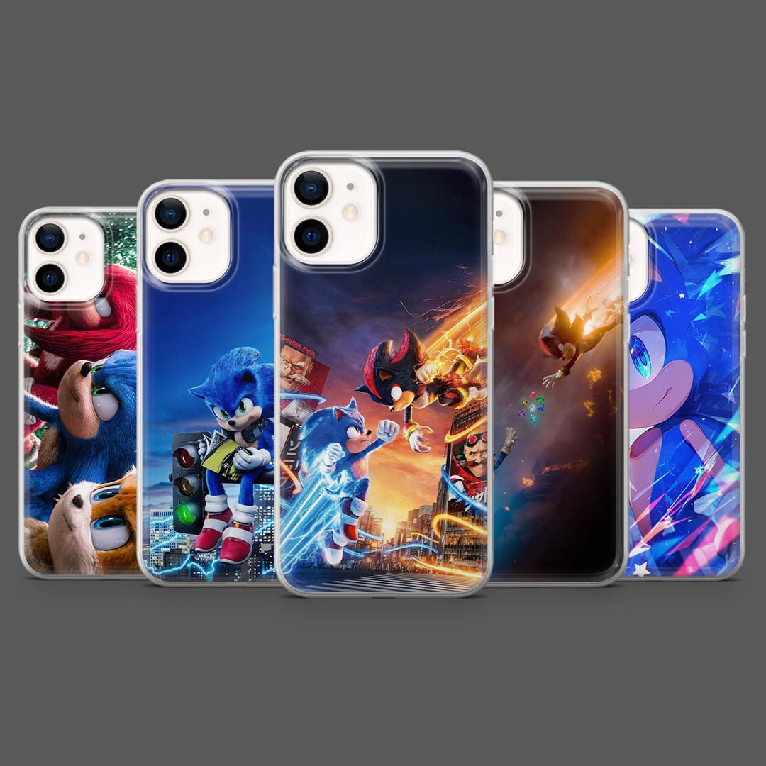 Sonic Phone Case Hedgehog Shadow Cover for iPhone 17pro, 16, 15, 14, 13 ...
