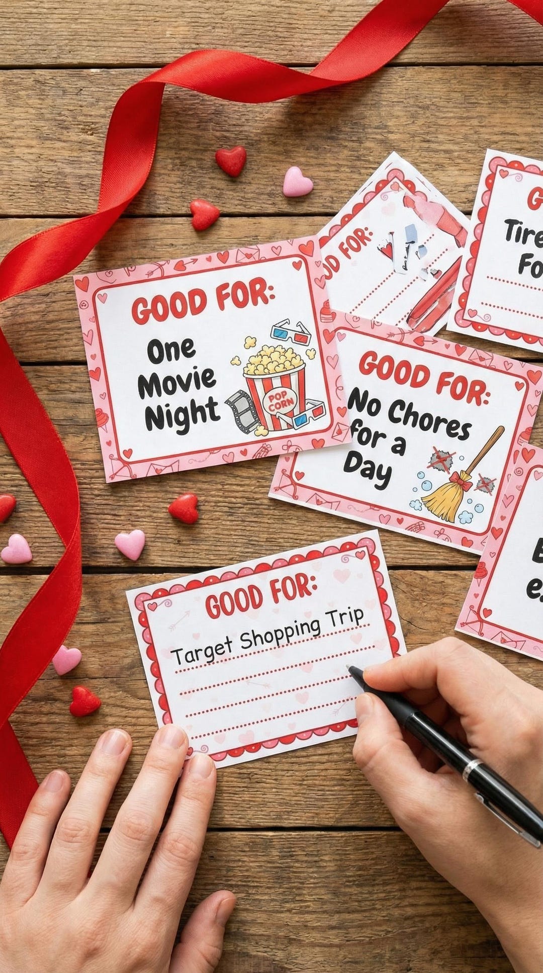 Valentine's Day Coupon Book for Kids | Printable Love Vouchers | 16 DIY ...
