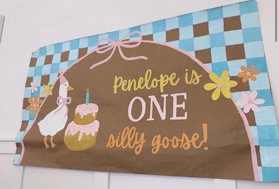 Custom Banners, Brown Paper, Hand Painted for Birthdays, Parties ...
