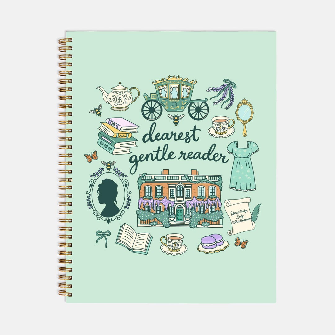 Bridgerton Planner Hardcover Spiral 8.5 X 11, Bridgerton TV Show ...