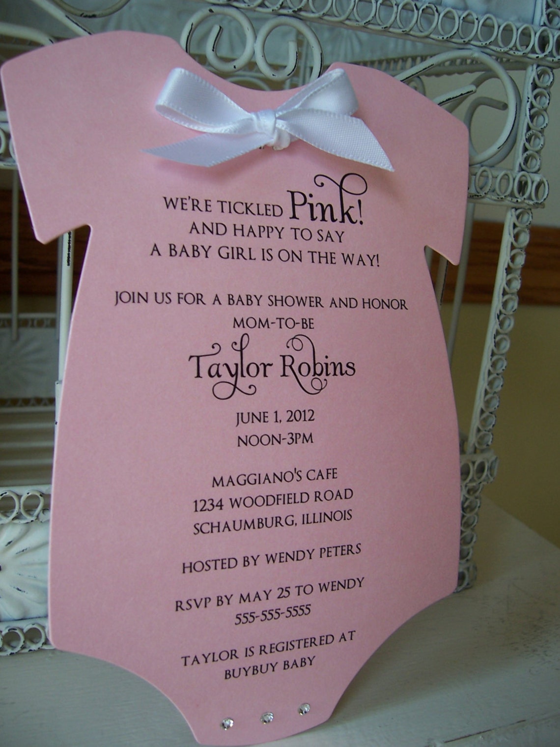 The Original Think Pink Baby Girl Themed Baby Shower - Etsy