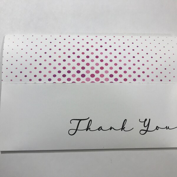 Polka Dot Thank You - Etsy