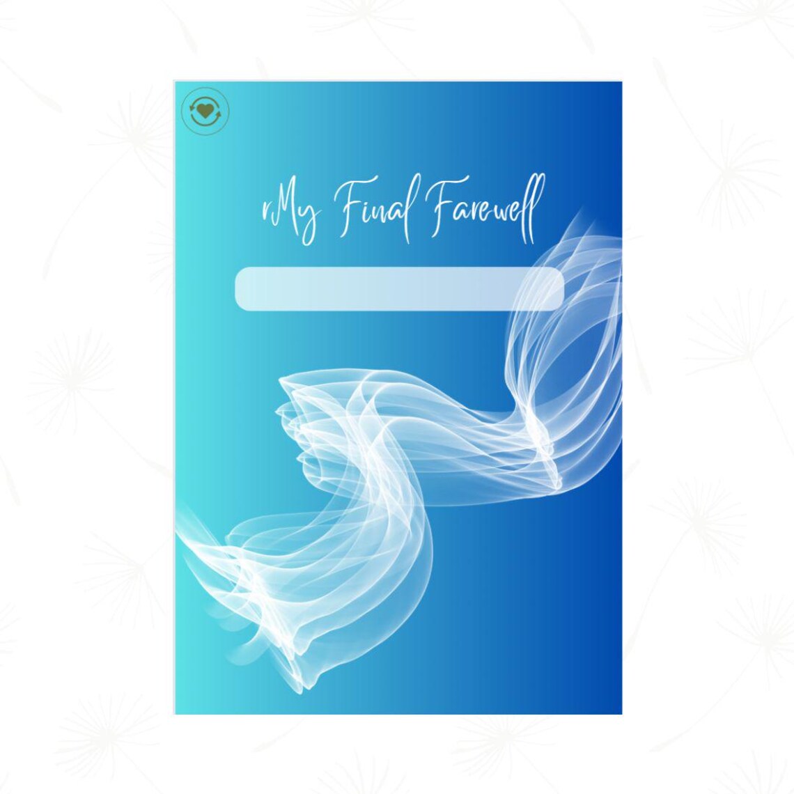 My Final Farewell™ Funeral Planning Booklet End of Life Planner ...