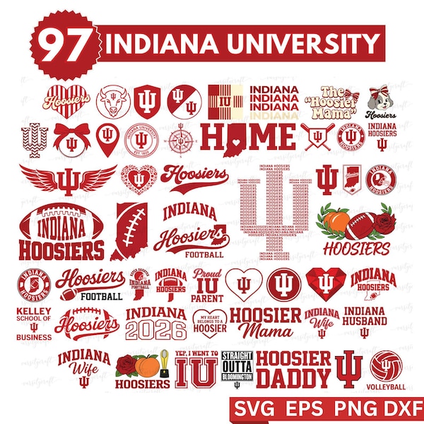 Indiana Hoosiers Football Logo - Etsy