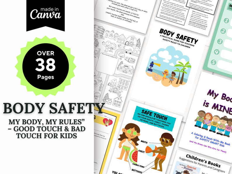 Body Safety for Kids | My Body My Rules | Good Touch Bad Touch ...