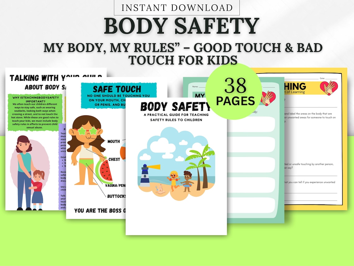 Body Safety for Kids | My Body My Rules | Good Touch Bad Touch ...