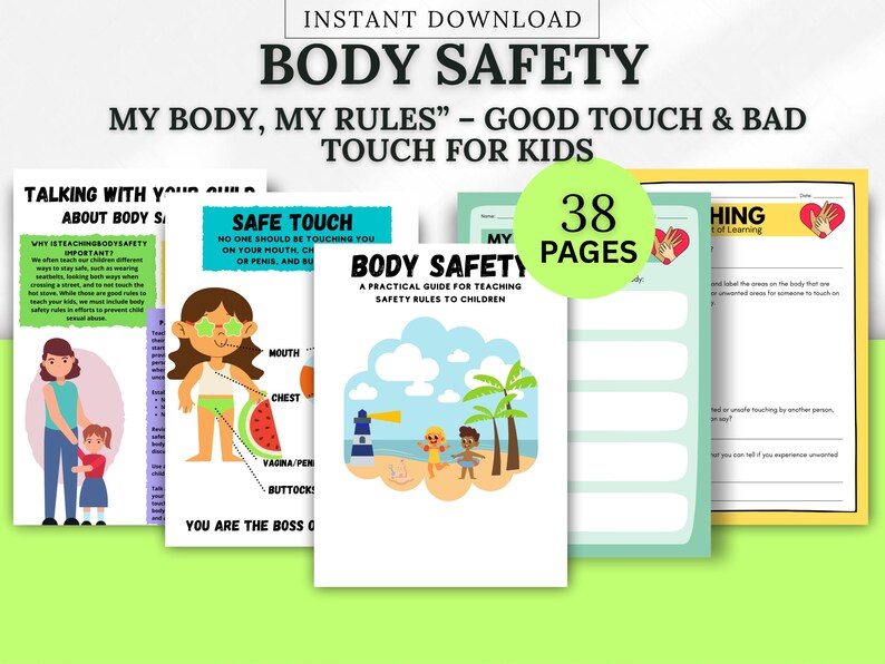 Body Safety for Kids | My Body My Rules | Good Touch Bad Touch ...