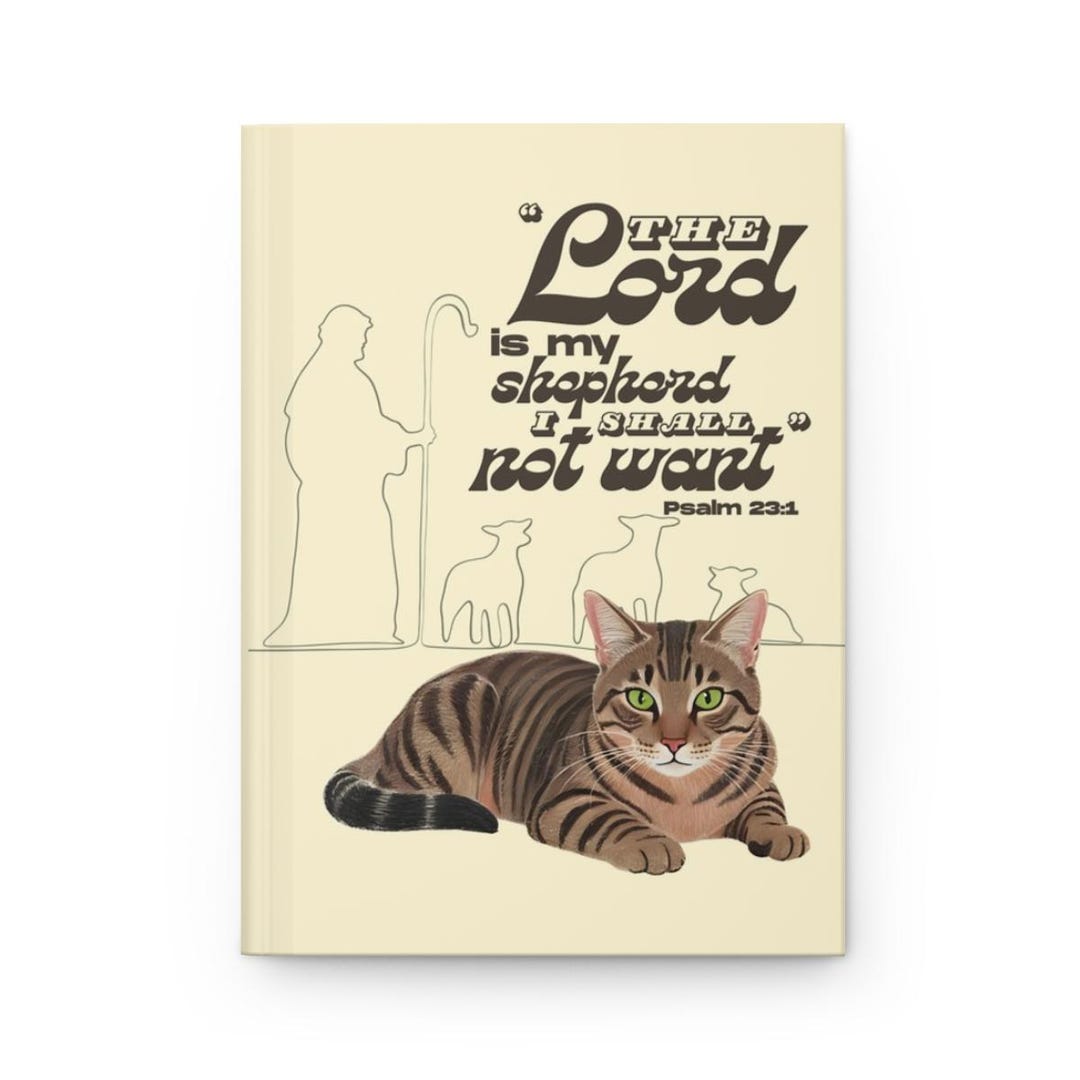 Christian Cat Notebook – Bible Verse Journal for Daily Reflection - Etsy