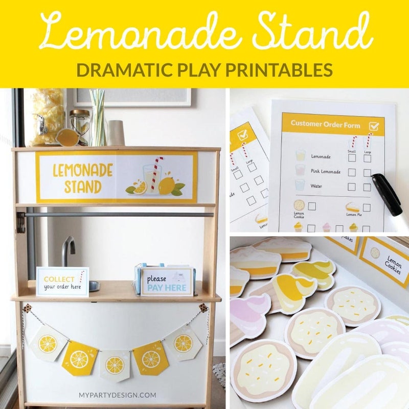 Lemonade Stand Printables - Etsy