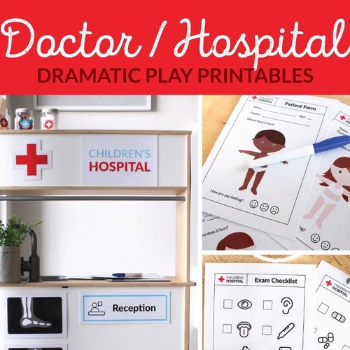 Doctor Dramatic Play Set Hospital or Doctor's Practice - Etsy Australia