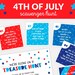 4th of July Scavenger Hunt Clues, Editable Clue Cards for Kids Treasure ...