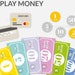 Printable Play Money for Kids, Pretend Play Currency for Toddlers and ...