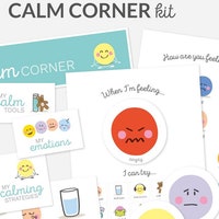 Toddler Calm Down Corner Toolkit | PRINTABLE Emotional Regulation and ...