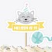 Kitty Cat Cake Topper, Kitten Party Printables, Birthday Cake Topper ...