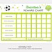 Soccer Chore Chart for Kids, Sports Reward Chart, Editable Sticker ...
