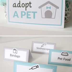 Vet Dramatic Play Printables, Veterinarian Clinic Animal Hospital ...