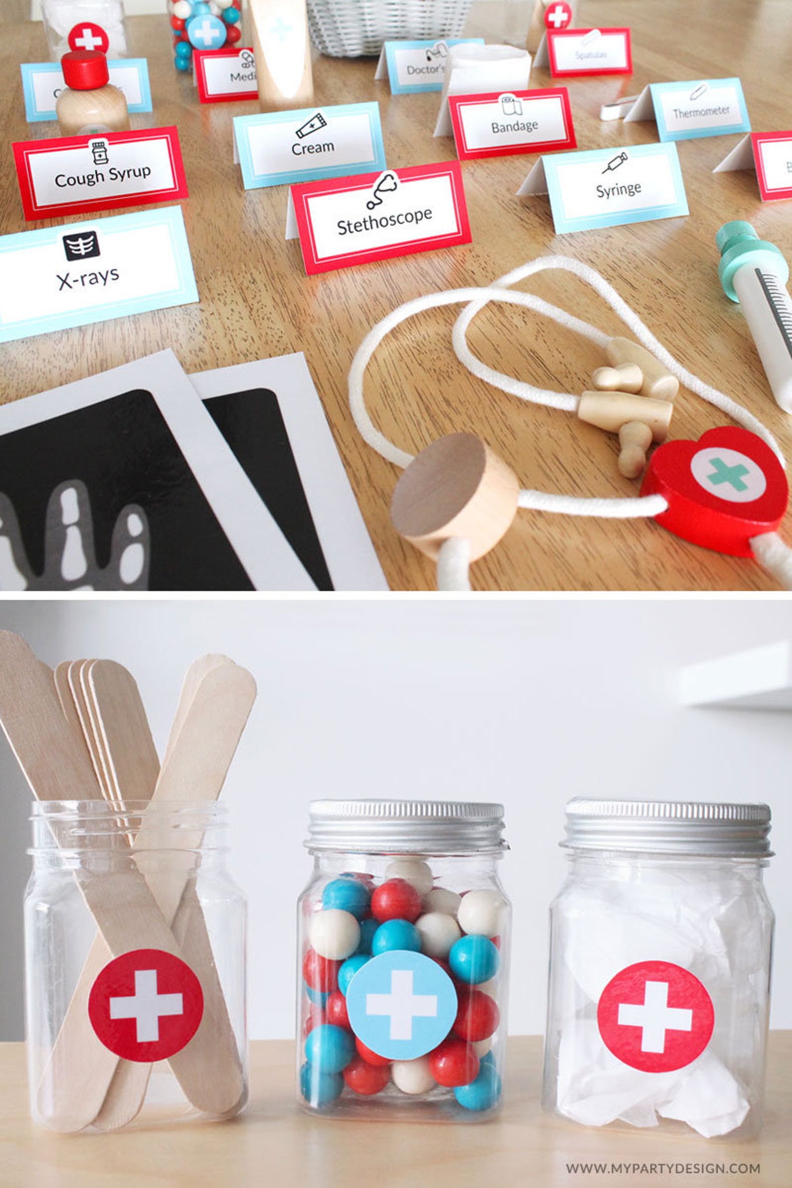 Doctor Dramatic Play Set, Hospital or Doctor's Practice Pretend Play ...