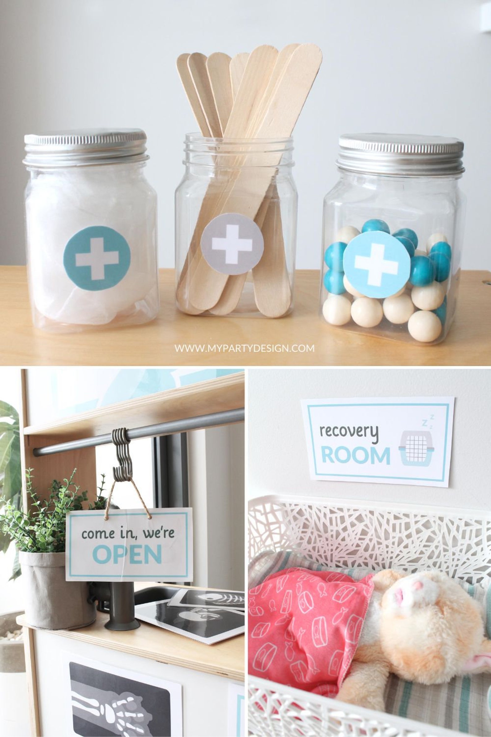 Vet Dramatic Play Printables, Veterinarian Clinic Animal Hospital ...