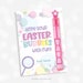 Easter Bubbles With Fun Card, Kids Easter Mini Bubble Wands Tags for ...