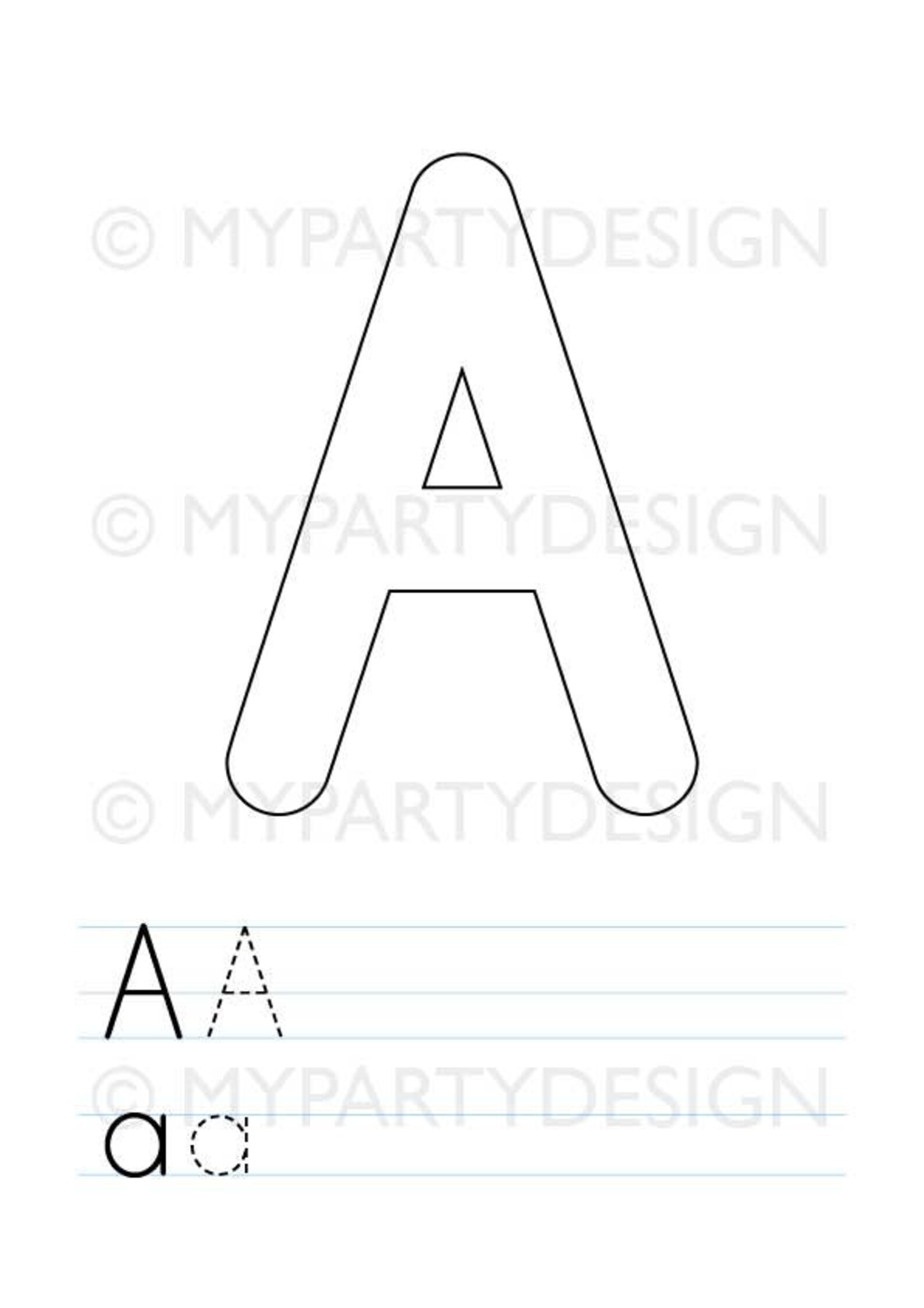 Alphabet Tracing Mats Learning Letters Play Dough Mats - Etsy