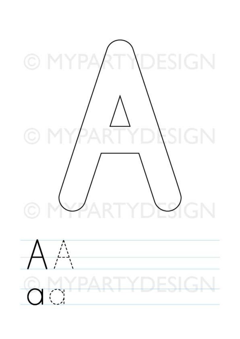 Alphabet Tracing Mats Learning Letters Play dough Mats | Etsy