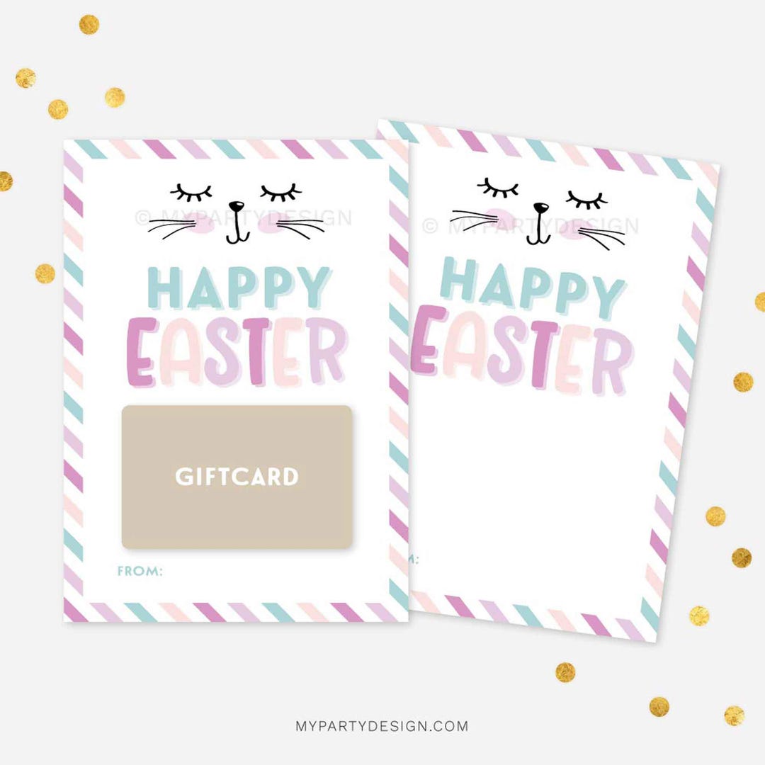 Happy Easter Gift Card Holder for Staff, Coworkers, Neighbors or ...